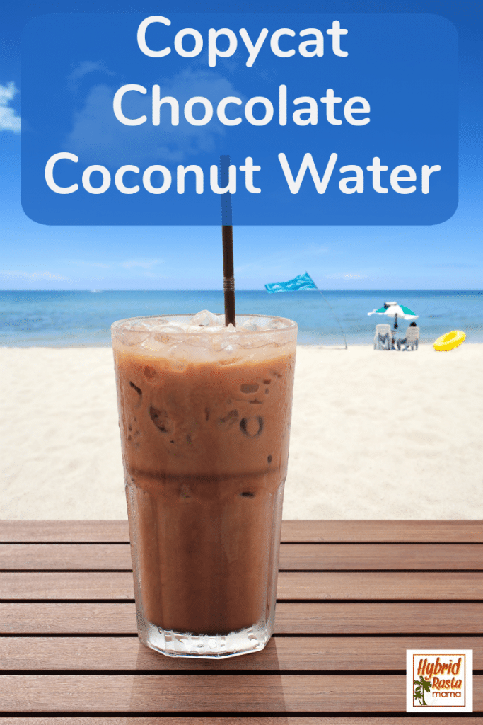 How To Make Chocolate Coconut Water | Hybrid Rasta Mama