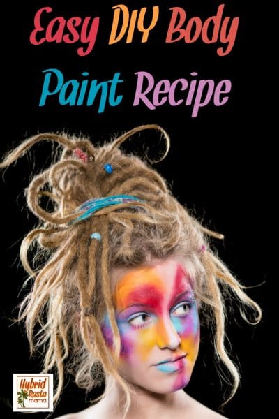Easy To Make Body Paint | Hybrid Rasta Mama