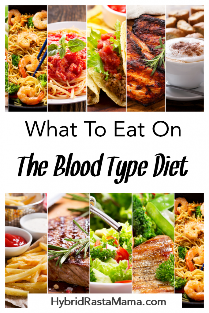 What To Eat On The Blood Type Diet | Hybrid Rasta Mama